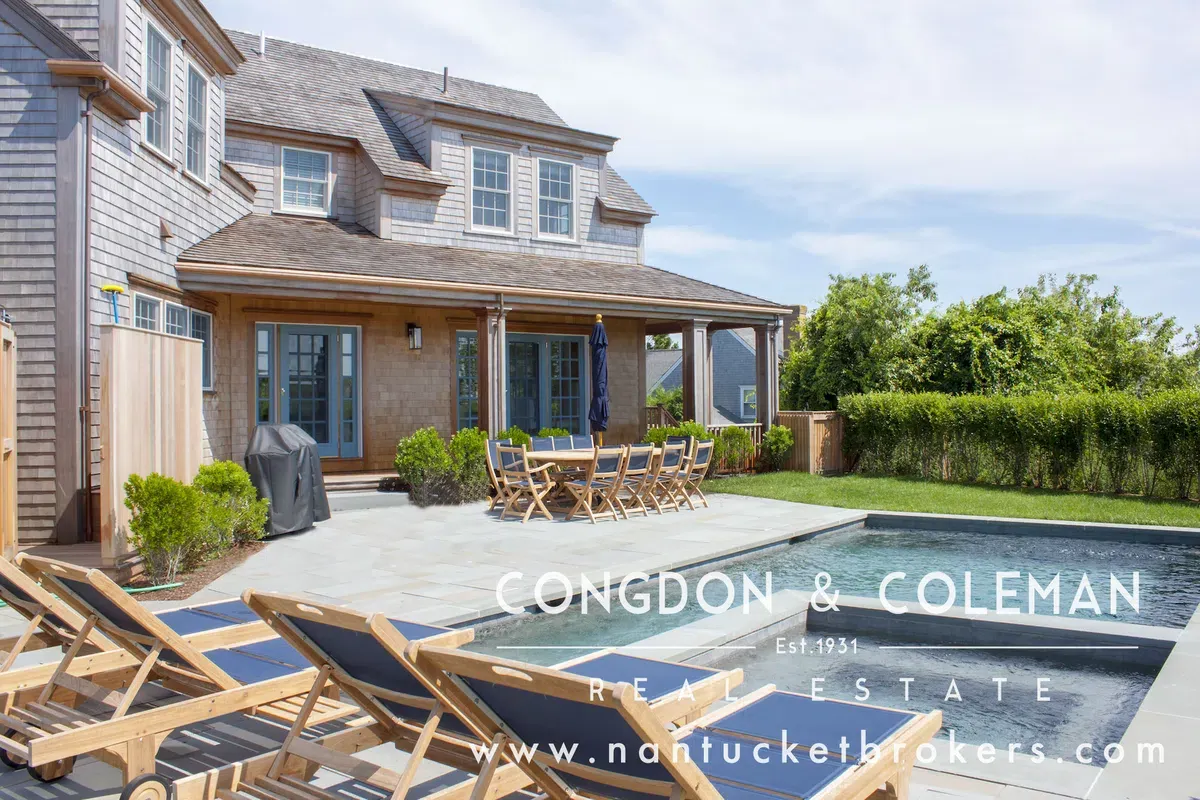 Nantucket Rental, Cliff | Brand new house with pool in Cliff area near town